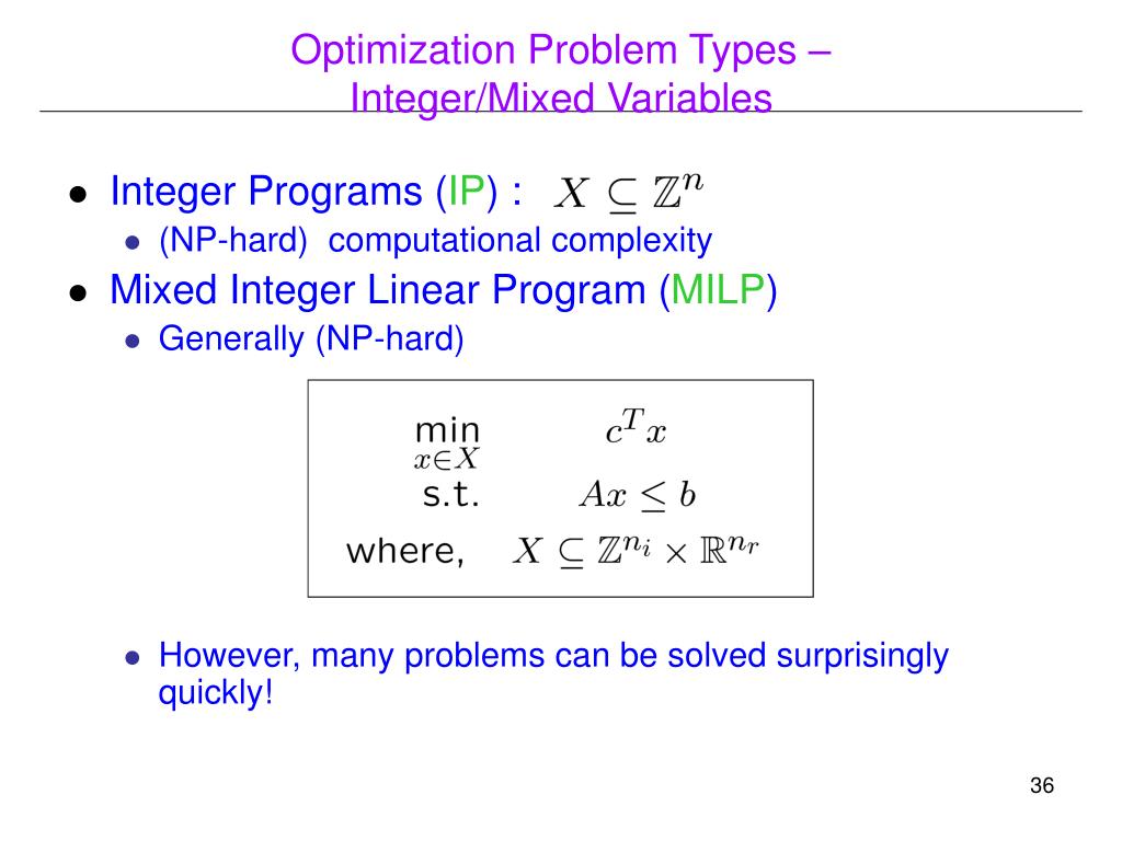 Ppt Linear Programming Mixed Integer Linear Programming And Branch And Bound Powerpoint