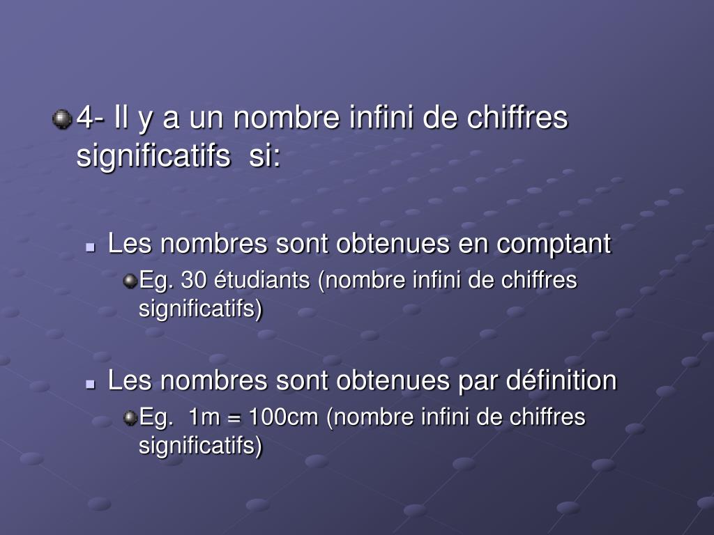 PPT - Le système International d’unités et les chiffres significatifs ...
