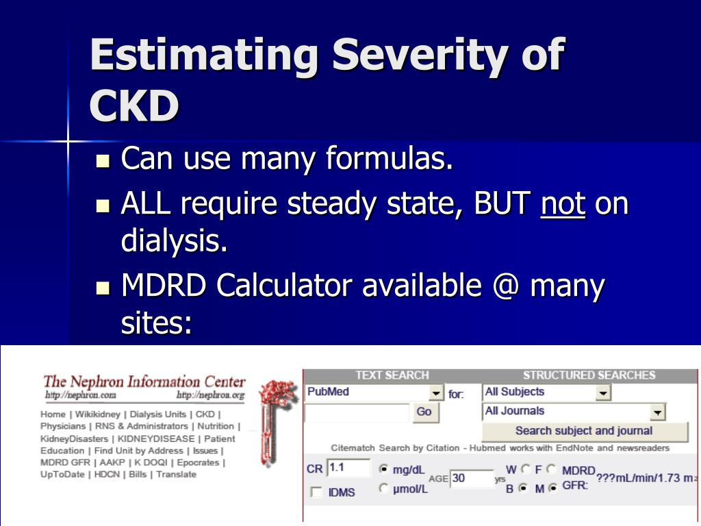 PPT - Chronic Kidney Disease (CKD) in the Hospitalized Patient ...