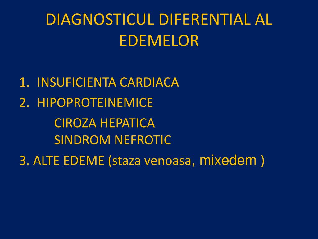 PPT - HIPERTENSIUNE ARTERIALA, DIABET SI EDEME PREZENTARE DE CAZ ...