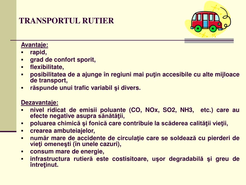 PPT - TRANSPORTURILE ÎN CONTEXTUL SCHIMBĂRILOR CLIMATICE Cristina ...