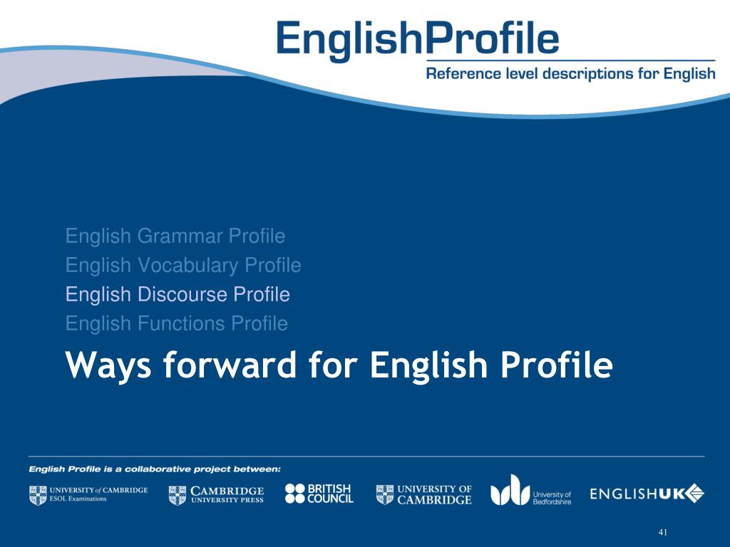 PPT - English Profile : The Common European Framework for English Dr ...