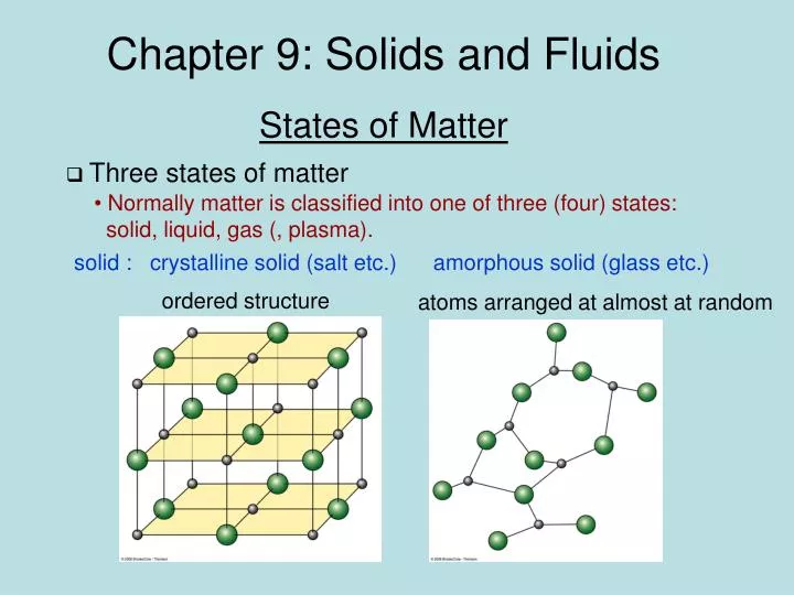 PPT - Chapter 9: Solids and Fluids PowerPoint Presentation, free ...