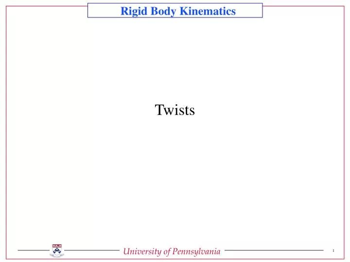 PPT - Twists PowerPoint Presentation, free download - ID:2955952