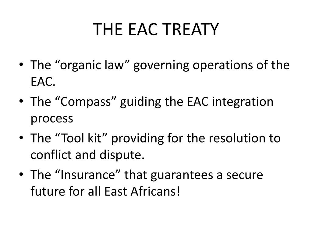 PPT - STRENGTHENING THE ROLE OF CIVIL SOCIETY IN DEEPENING EAC ...