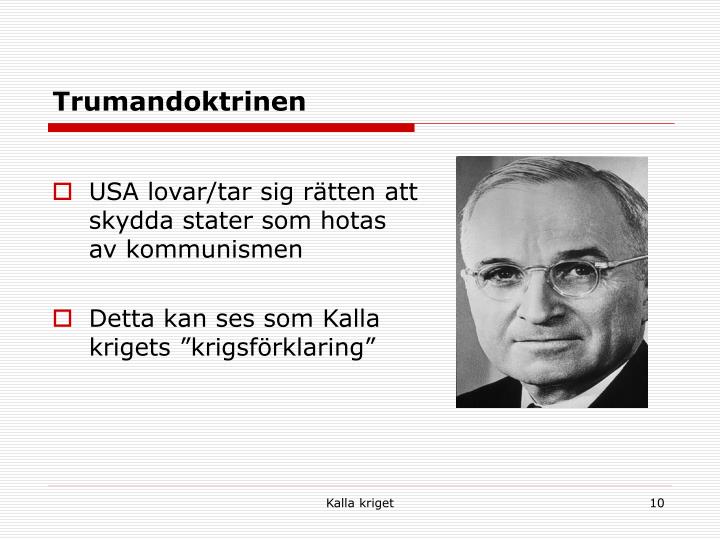 PPT - Kalla kriget 1945 - 1991 PowerPoint Presentation - ID:2956457
