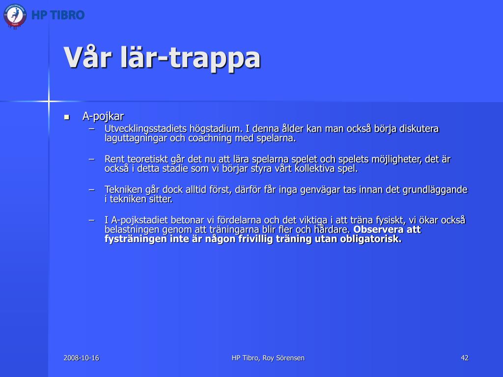 PPT - HP Stegen original av Johnny Gustavsson 1998 PowerPoint ...