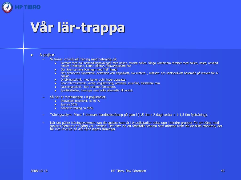 PPT - HP Stegen original av Johnny Gustavsson 1998 PowerPoint ...