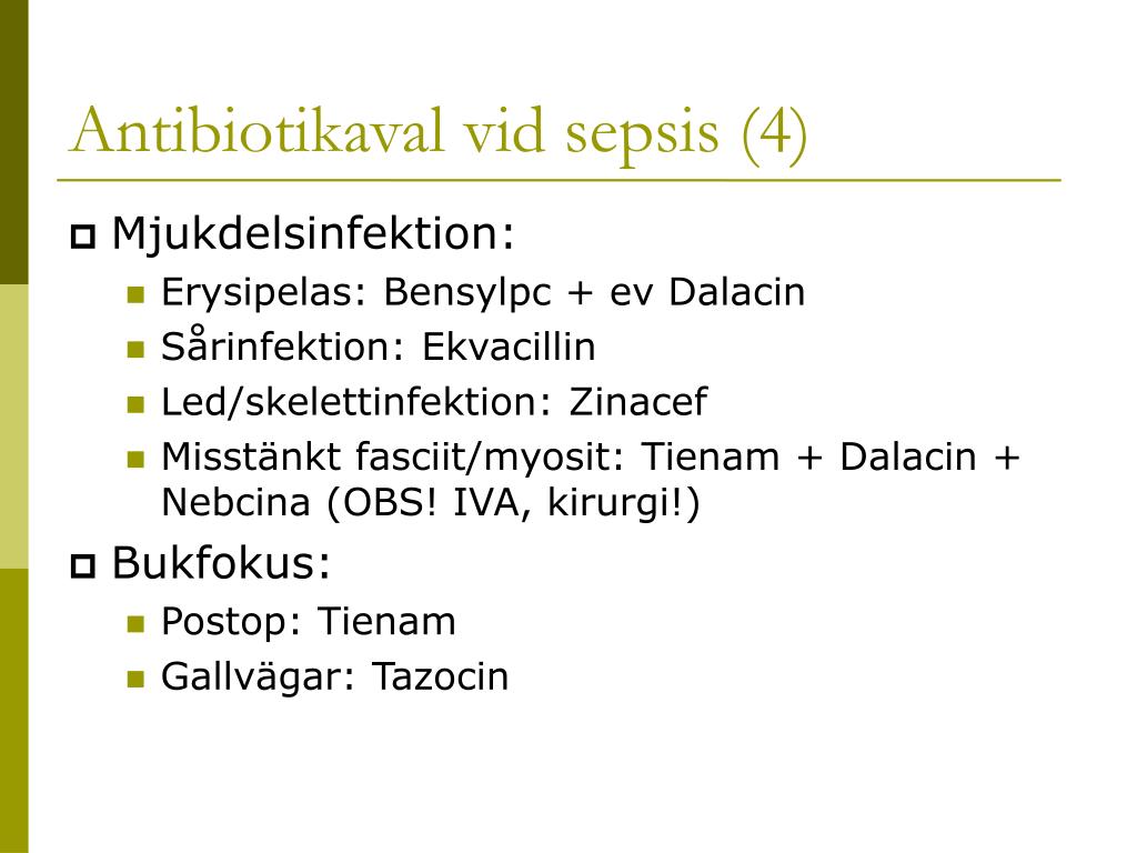 PPT - Samhällsförvärvad sepsis, svår sepsis och septisk chock ...
