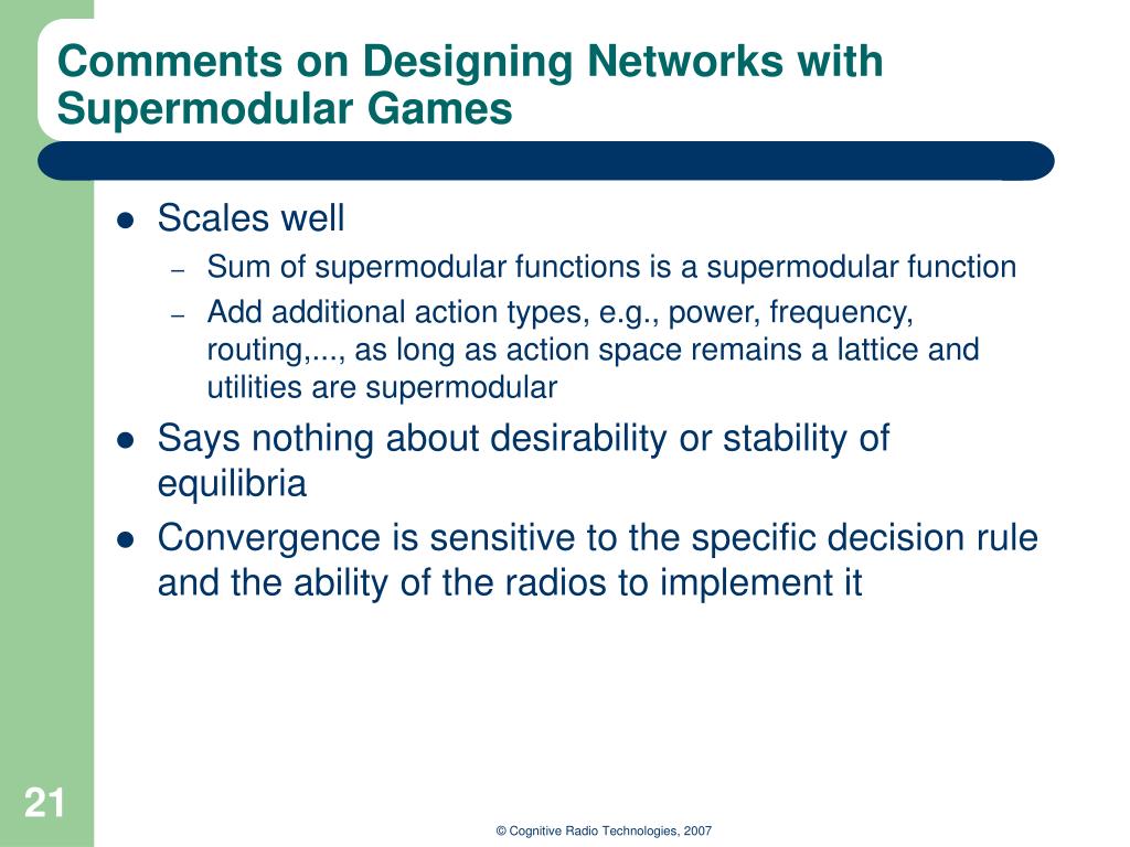PPT - Supermodular Games PowerPoint Presentation, free download - ID:2956644