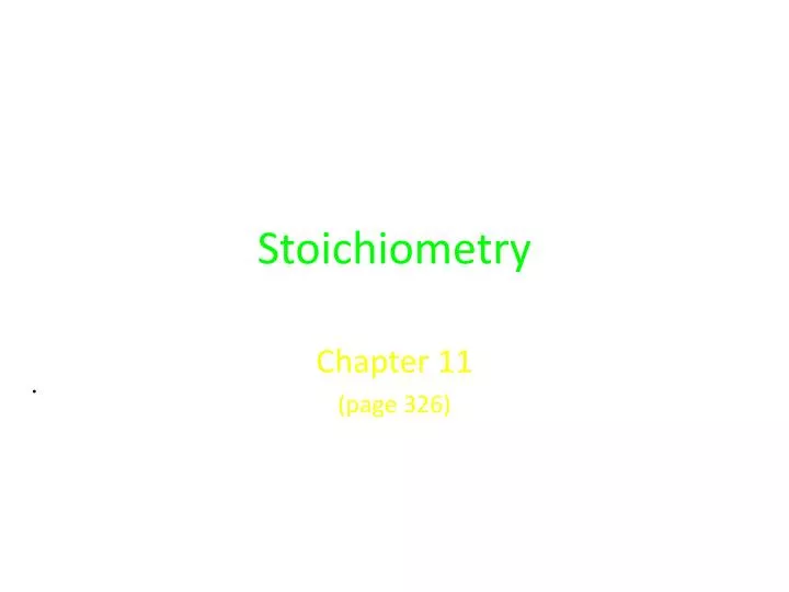 Ppt Stoichiometry Powerpoint Presentation Free Download Id2956697 8439