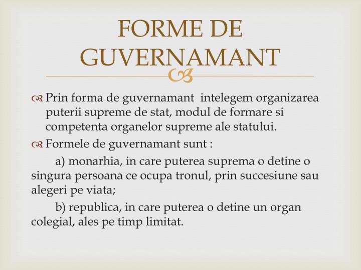 PPT - FORME DE ORGANIZARE STATALA PowerPoint Presentation - ID:2956865