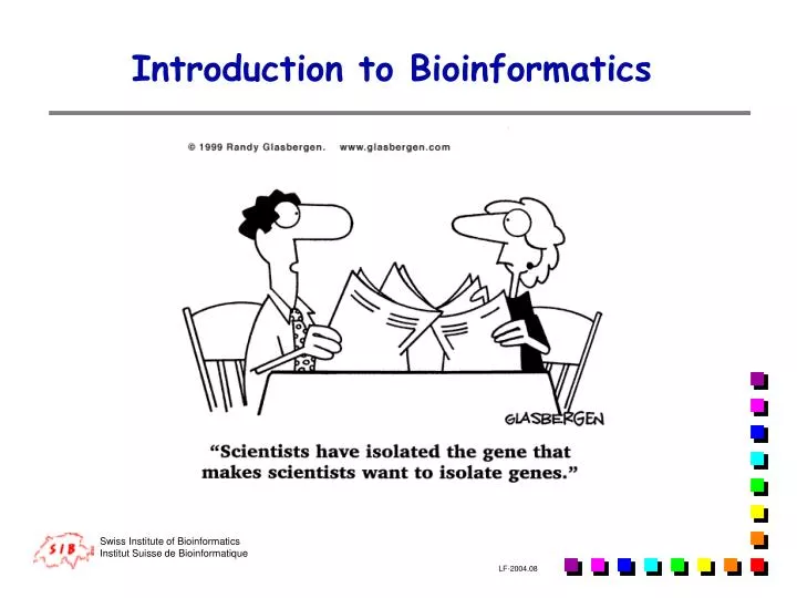 PPT - Introduction to Bioinformatics PowerPoint Presentation, free ...