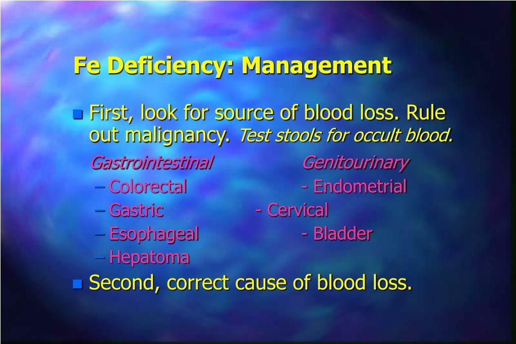 PPT - Iron Deficiency Anemia Reema Batra, MD George Washington ...