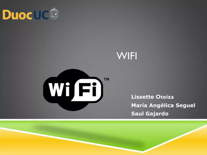 PPT - WIFI PowerPoint Presentation, free download - ID:2957415