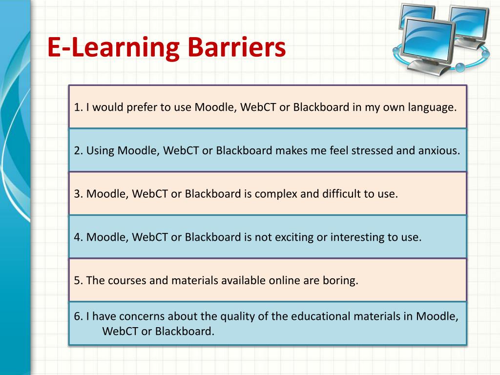 PPT - BARRIERS TO E-LEARNING FOR STUDENTS IN THE UNITED ARAB EMIRATES ...