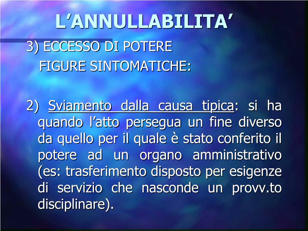 PPT - INVALIDITA’ DELL’ATTO AMMINISTRATIVO PowerPoint Presentation - ID ...