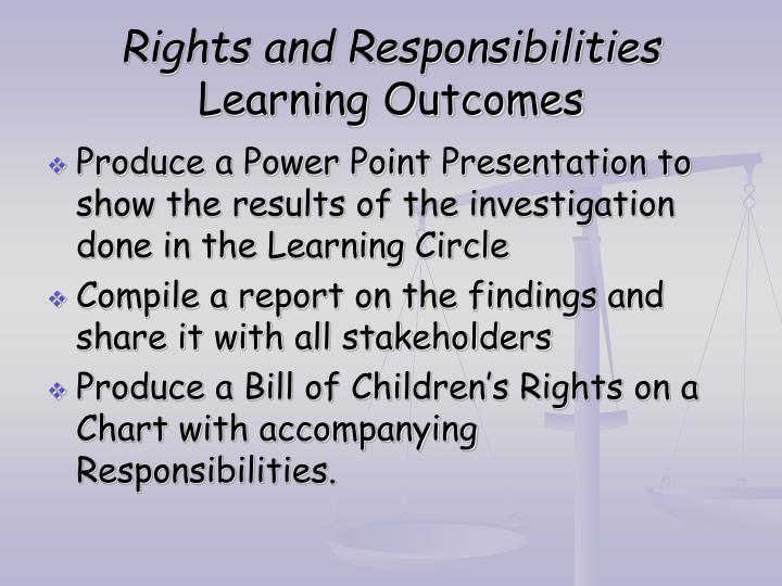 PPT - Rights and Responsibilities PowerPoint Presentation - ID:2958473