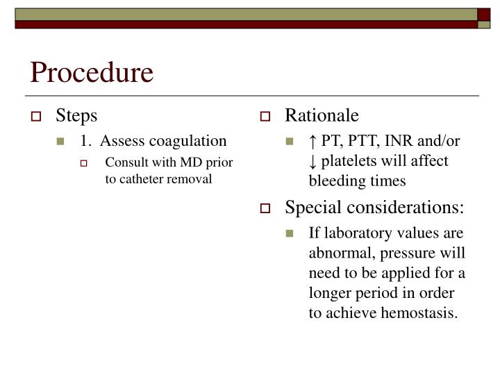 PPT - Arterial Line Removal PowerPoint Presentation - ID:2958854