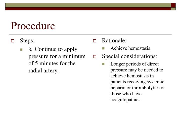 PPT - Arterial Line Removal PowerPoint Presentation - ID:2958854