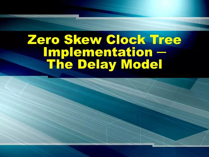 Clock Tree Skew , Understanding Clock Skew in VLSI Design: What You ...