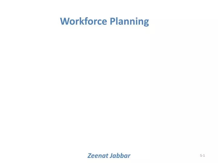 PPT - Workforce Planning PowerPoint Presentation, free download - ID ...