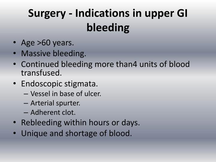 PPT - GASTROINTESTINAL TRACT BLEEDING PowerPoint Presentation - ID:2959051