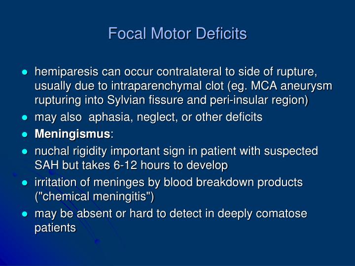 PPT - SUBARACHNOID HEMORRHAGE PowerPoint Presentation - ID:2959092
