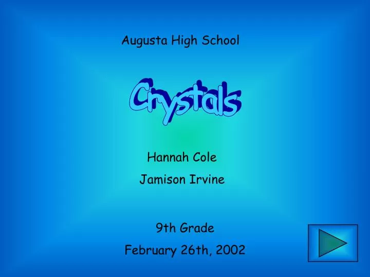 PPT - Crystals PowerPoint Presentation, free download - ID:2959241