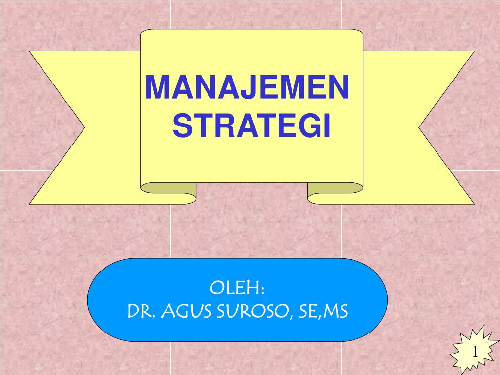 Materi Manajemen Strategi Ppt Saung Belajar