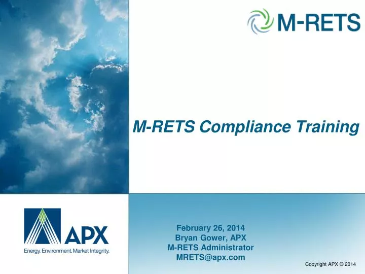 PPT - M-RETS Compliance Training PowerPoint Presentation, free download ...