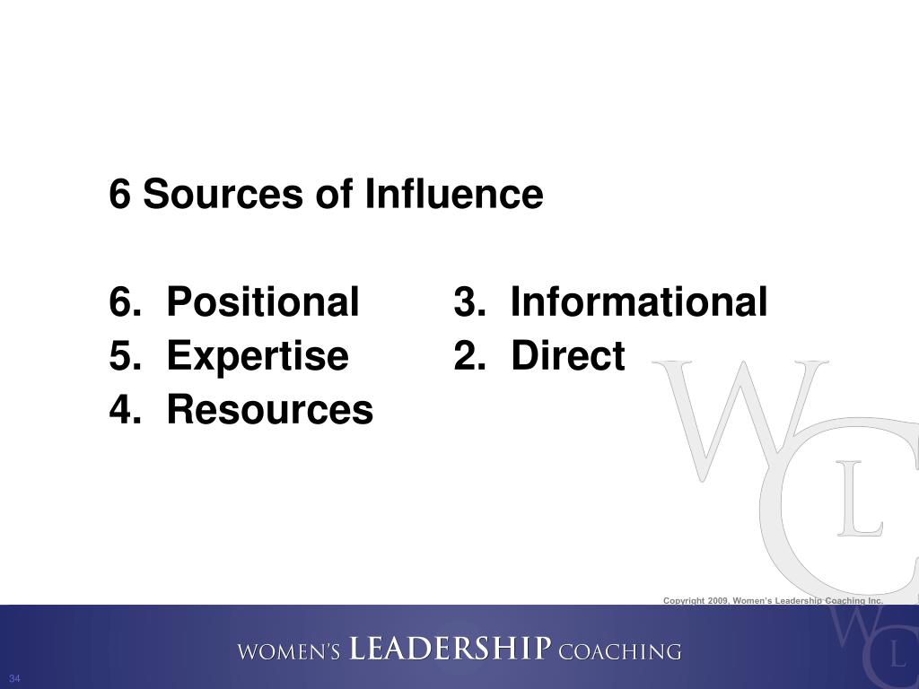 PPT - BECOMING A PERSON OF INFLUENCE Jo Miller, CEO, Women’s Leadership ...