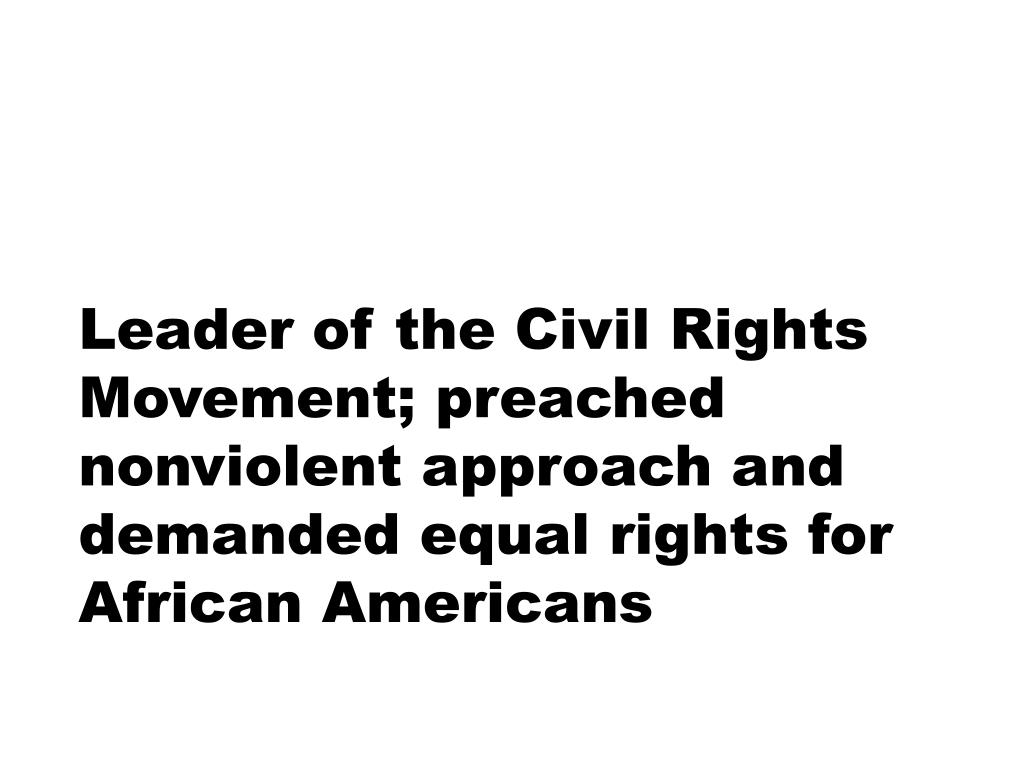 PPT - African American Civil Rights PowerPoint Presentation, free ...