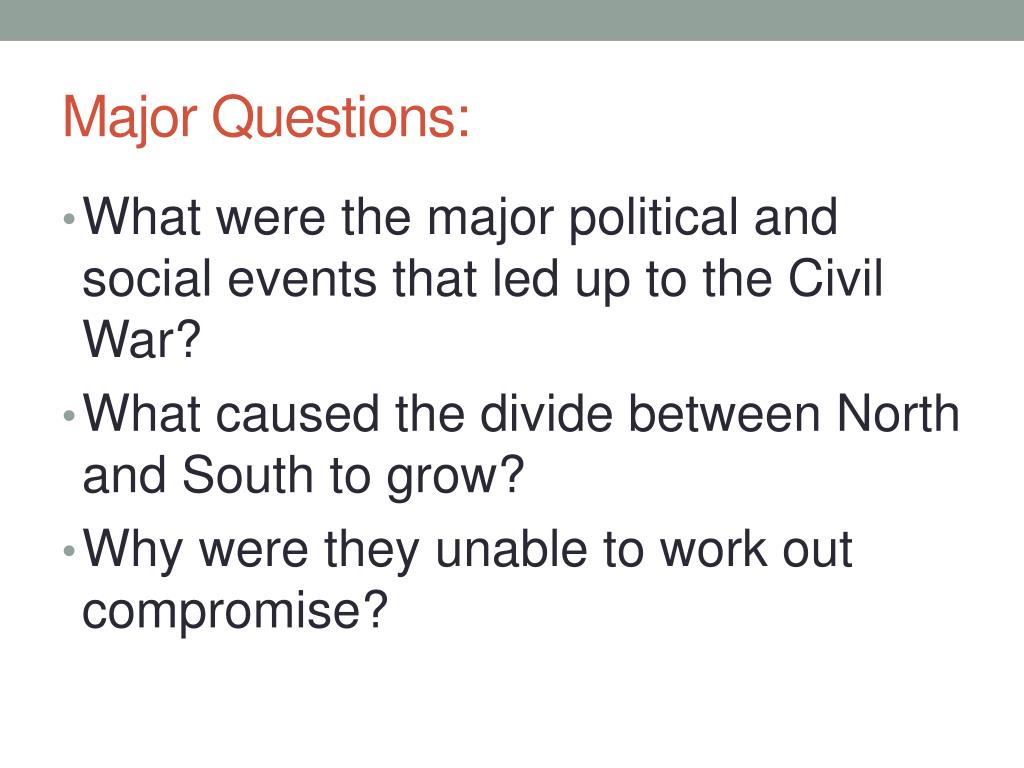 PPT - Slavery and the Causes of the Civil War PowerPoint Presentation ...
