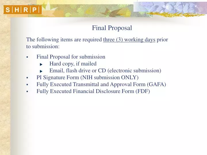 PPT - Final Proposal PowerPoint Presentation, free download - ID:2961256