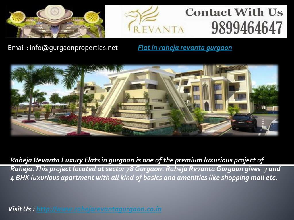 PPT - Raheja Revanta Luxury apartments in gurgoan PowerPoint ...