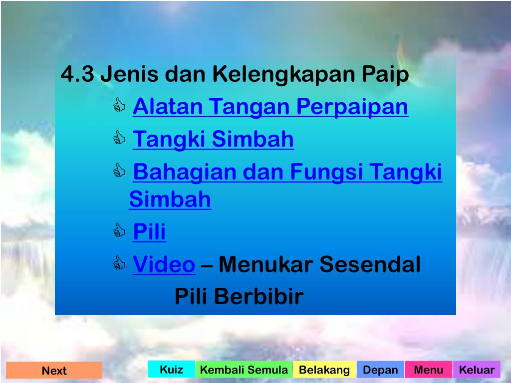 PPT - 4.3 Jenis dan Kelengkapan Paip C Alatan Tangan Perpaipan C Tangki ...