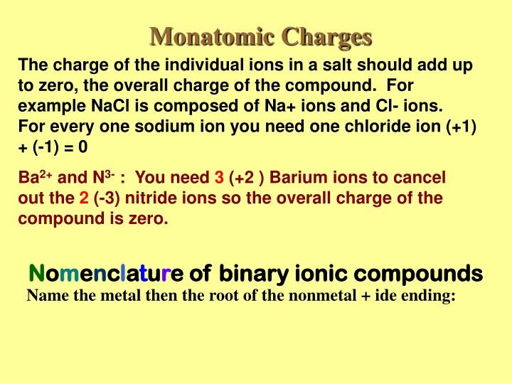 PPT - IONIC COMPOUNDS: Names and Formulas PowerPoint Presentation - ID ...