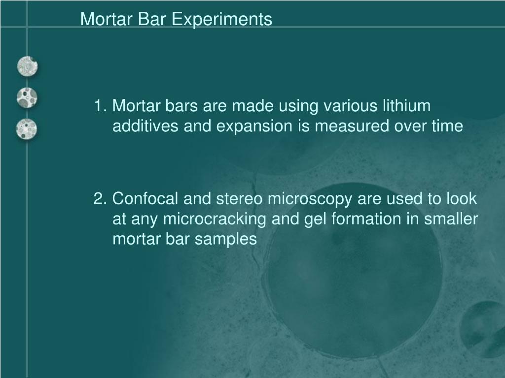 PPT - Research in Alkali Silica Reaction at Georgia Tech PowerPoint ...