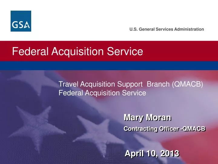 PPT - Mary Moran Contracting Officer -QMACB PowerPoint Presentation ...
