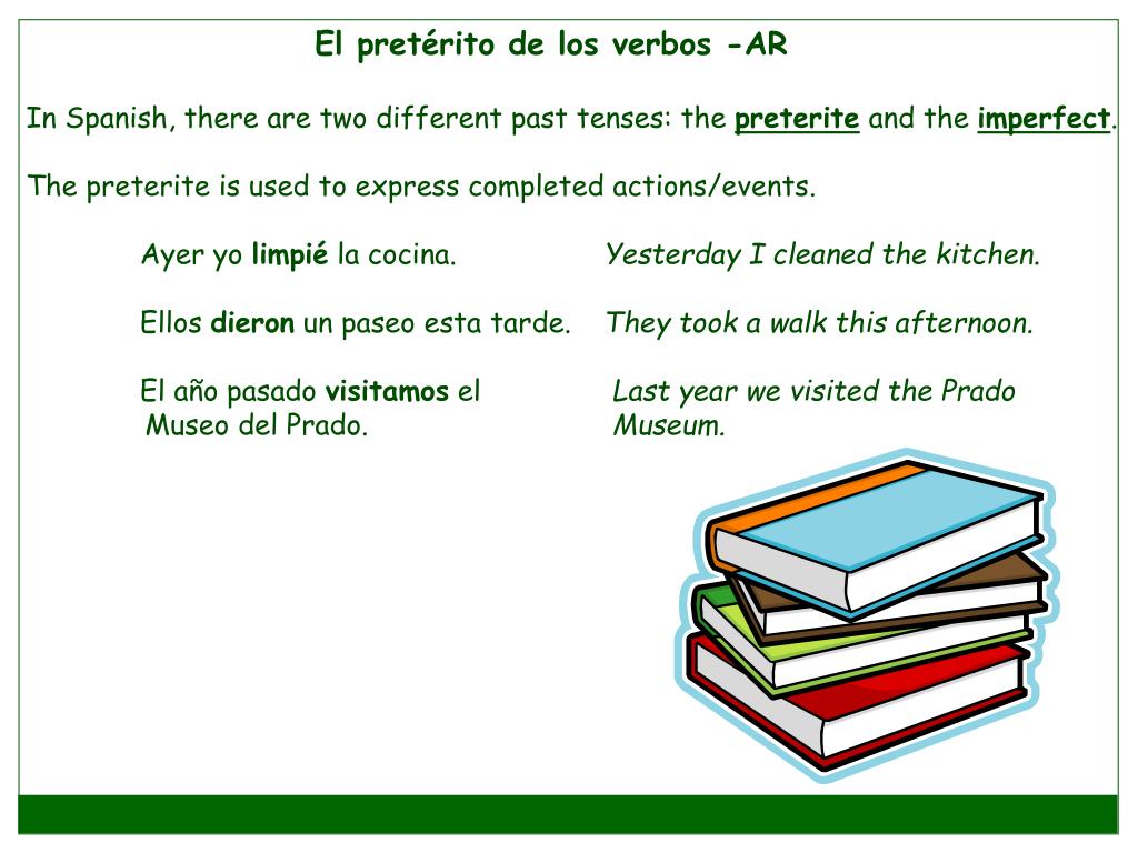 PPT - Las vacaciones y el pretérito en -AR PowerPoint Presentation ...