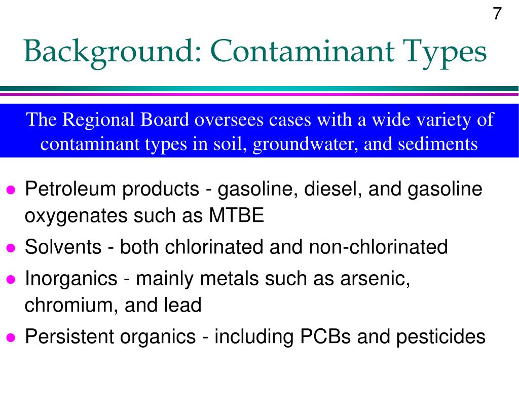 PPT - Groundwater Cleanup Progress Summary: SF Bay Regional Water Board ...