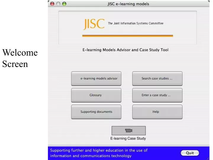 PPT - Welcome Screen PowerPoint Presentation, free download - ID:2963712