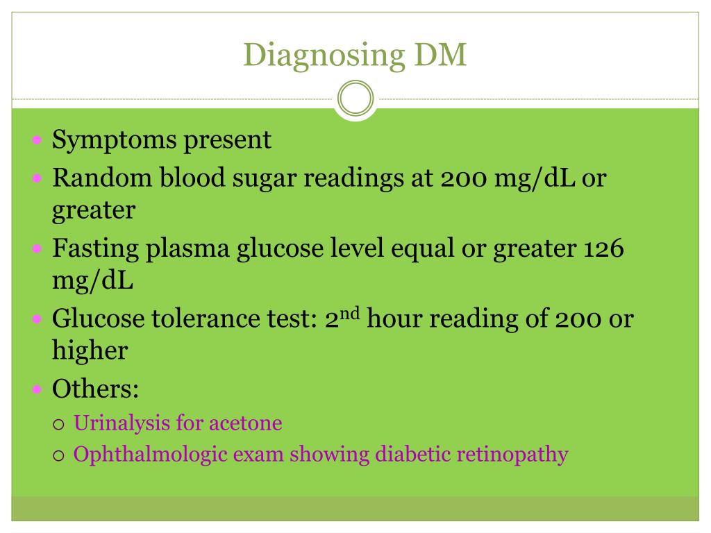 PPT - Diabetes Mellitus I & II PowerPoint Presentation, free download ...