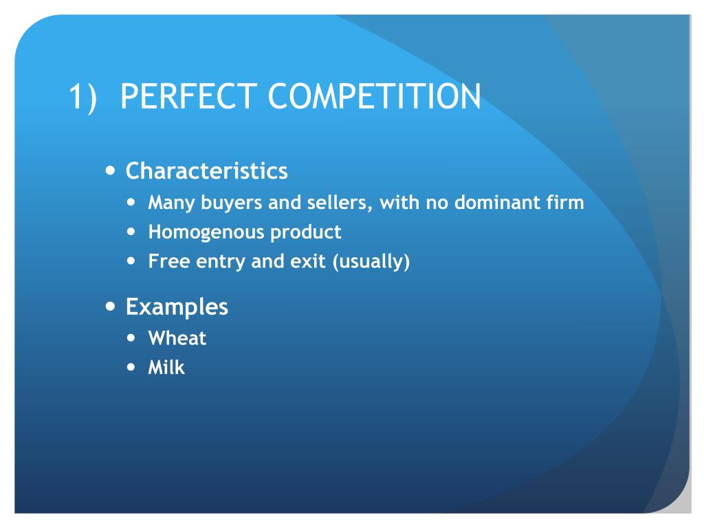 PPT - Perfect Competition, Monopoly, O ligopoly and Monopolistic ...