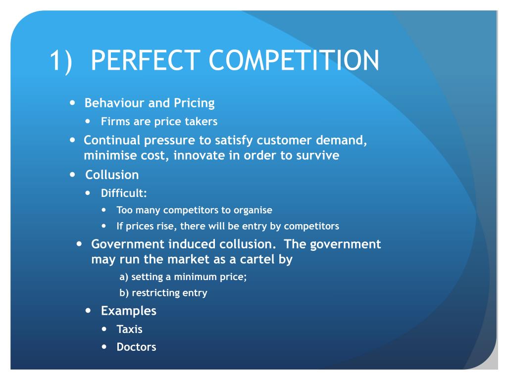 PPT - Perfect Competition, Monopoly, O ligopoly and Monopolistic ...