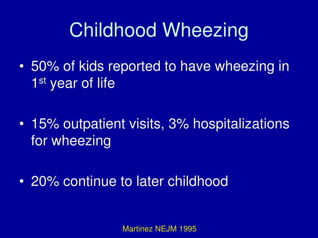 PPT - Sneeze or Wheeze? The Role of Infections in Pediatric Asthma ...