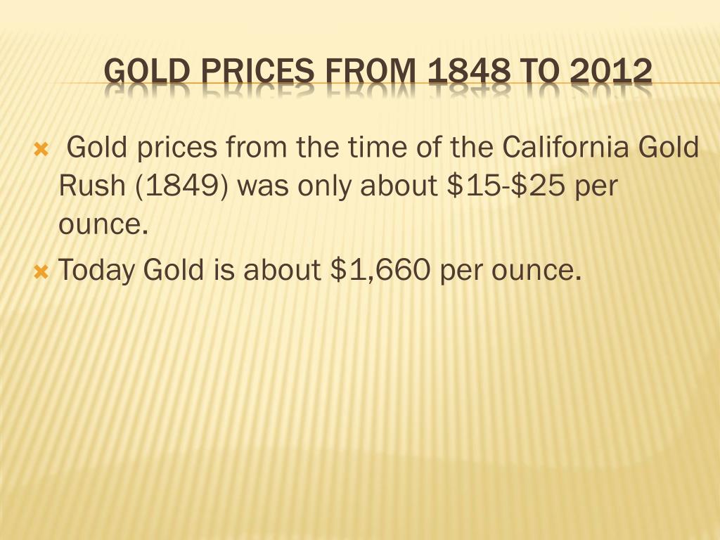 PPT - The California Gold Rush 1848-1855 PowerPoint Presentation, free ...