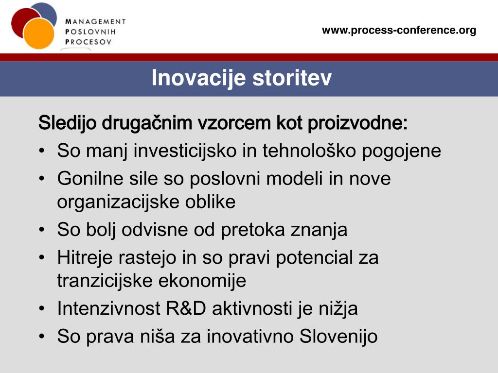 PPT - Obvladovanje poslovnih procesov z vidika kakovosti in ...