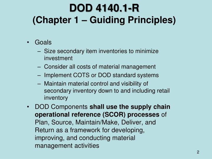 PPT - Department of Defense Supply Chain Material Management Regulation ...